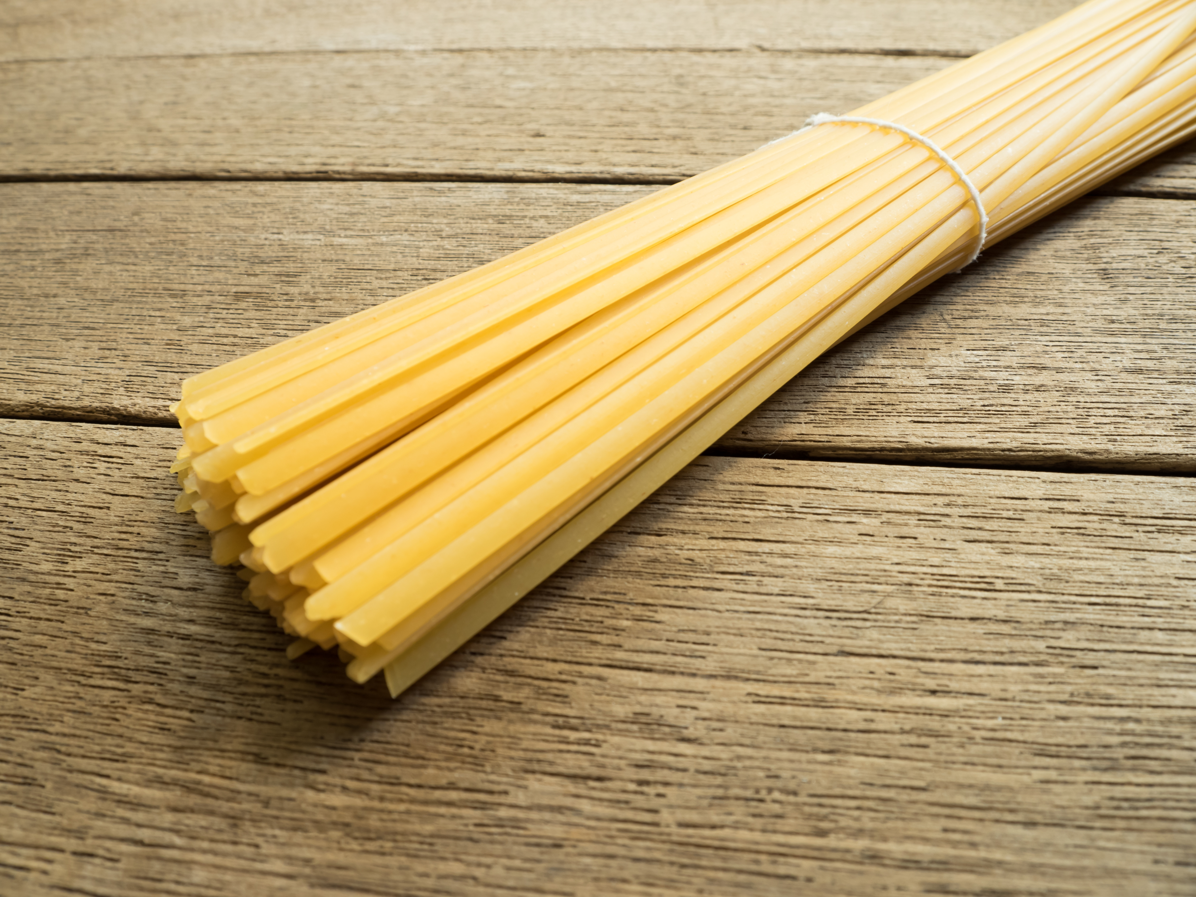 Uncooked Spaghetti Noodles