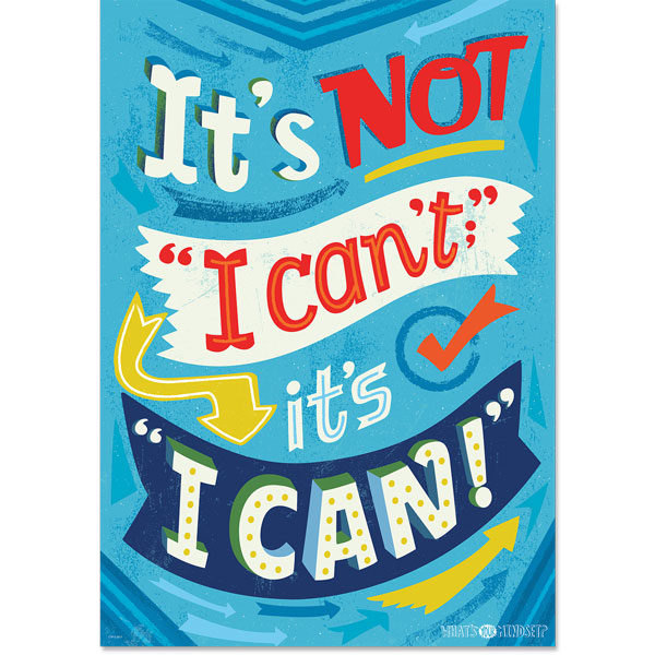 It`s not, I Cant` Inspire U Posters/Charts - Knowledge Tree