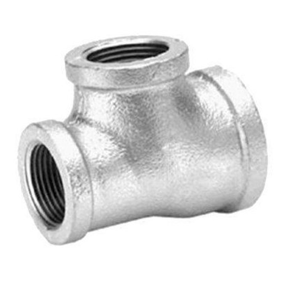 Pace Supply | Tee, 1-1/2 x 1-1/4 x 1 in, FNPT, 150 lb, Malleable Iron ...