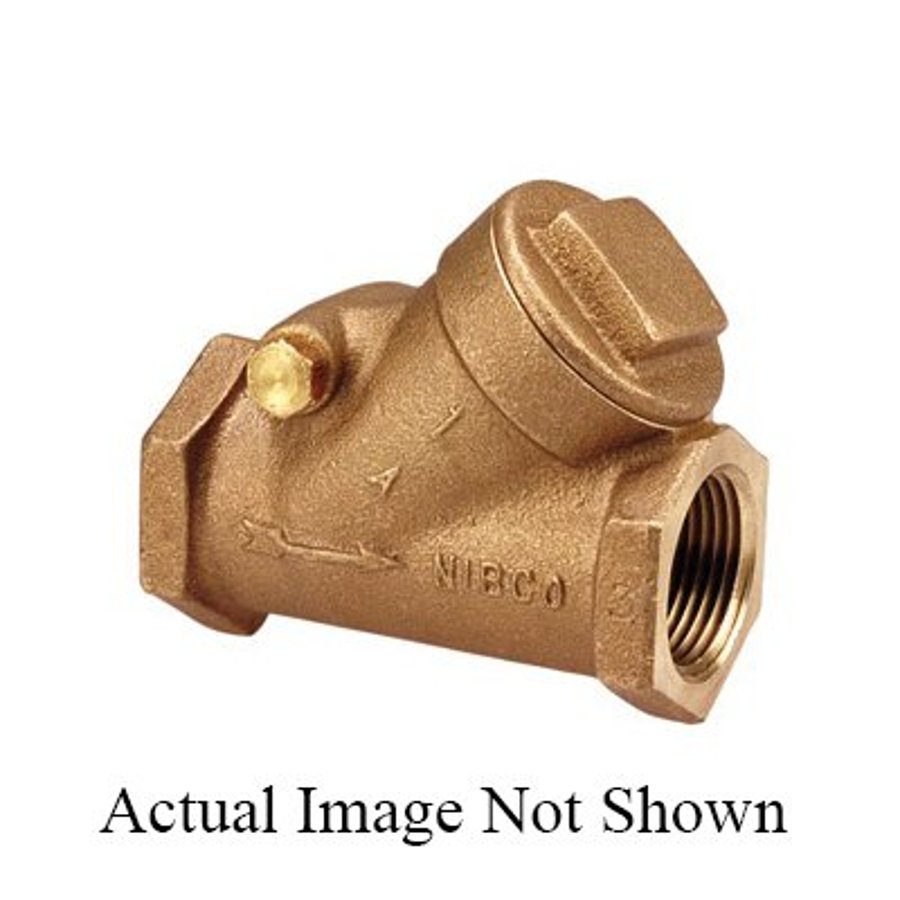 Pace Supply | T-413-Y Y-Pattern Swing Check Valve, 1/2 in, FNPT, Bronze ...
