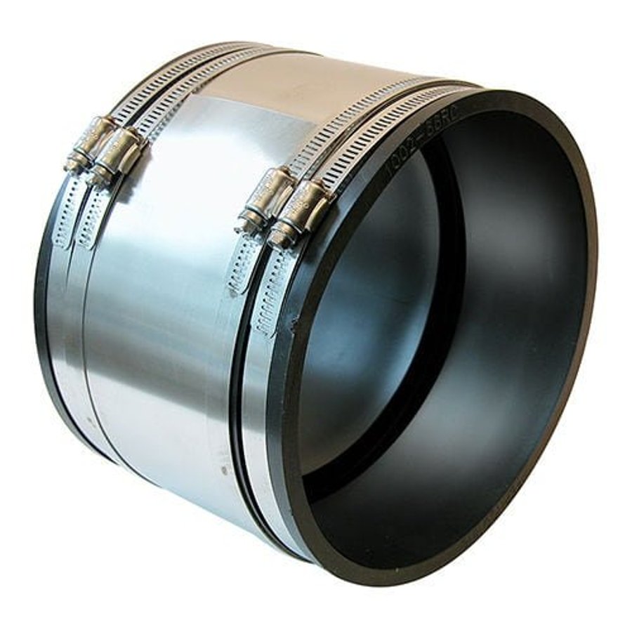 Pace Supply | Shielded Transition Coupling, 8 in, PVC/Stainless Steel