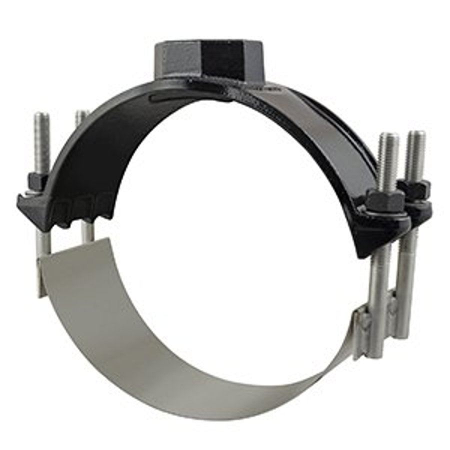 Pace Supply | Double Strap Pipe Saddle, 12 in, 2-1/2 in FNPT