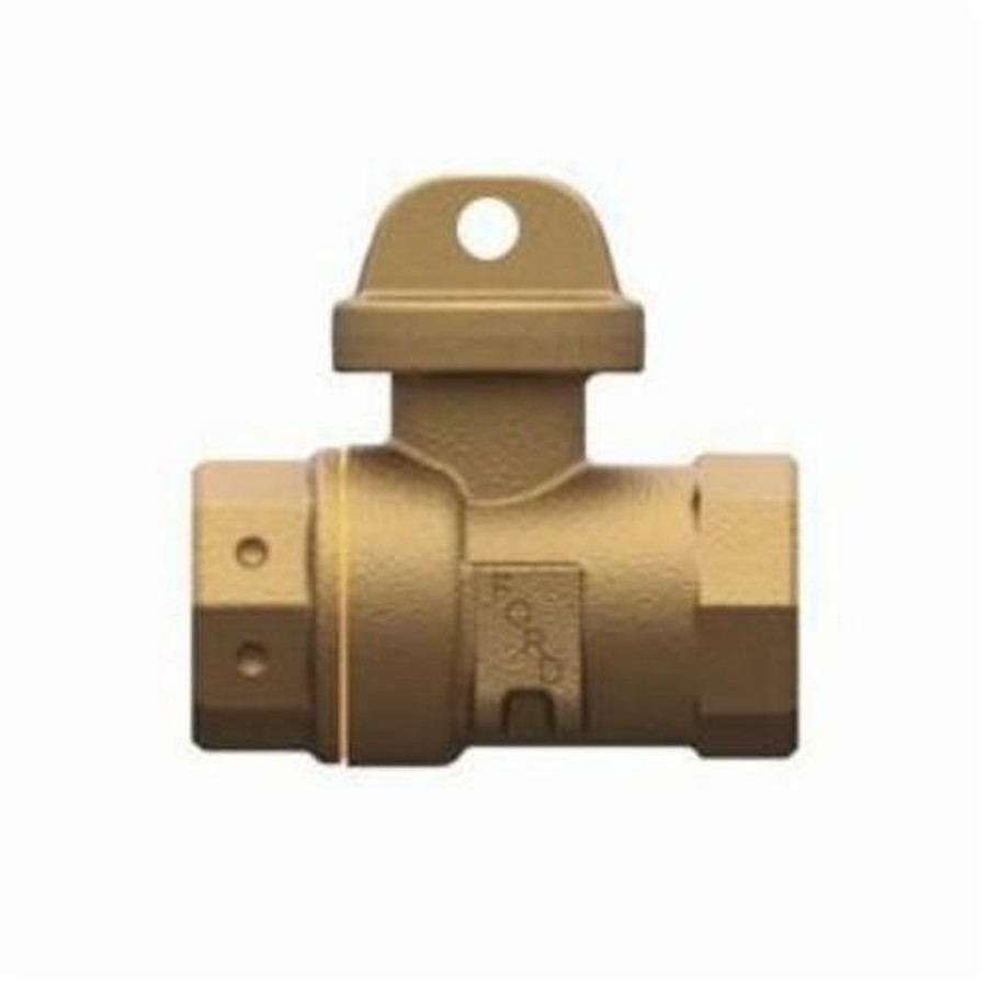 Pace Supply | Straight Ball Service Valve, 1/2 in, FNPT, Brass Body