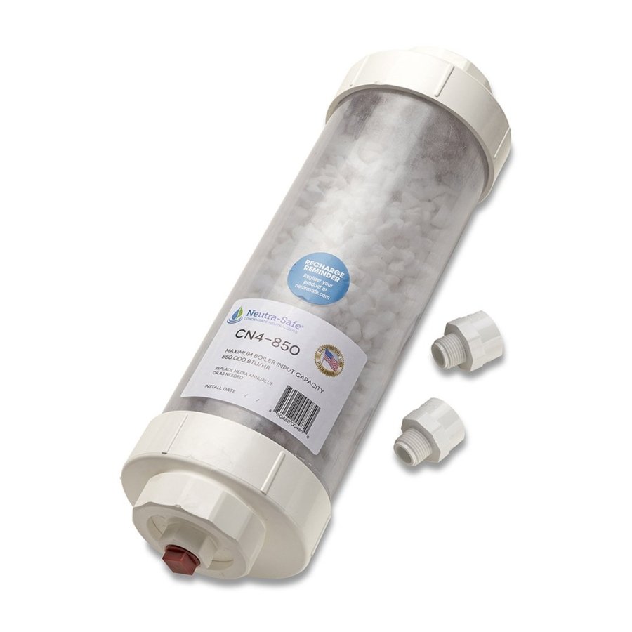 Pace Supply | Condensate Neutralizer, 850 Kbtu/hr, 4 in, Clear Tube, Bi ...