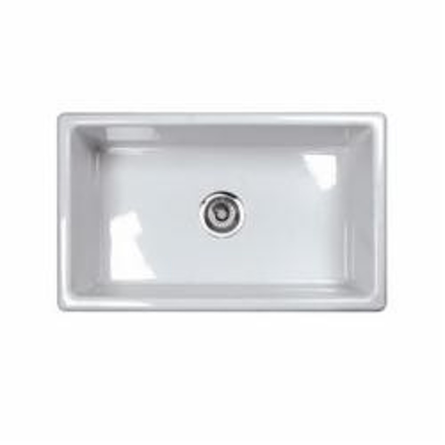 Pace Supply | Modern Kitchen Sink, Shaws Classic, Rectangular, Fireclay ...