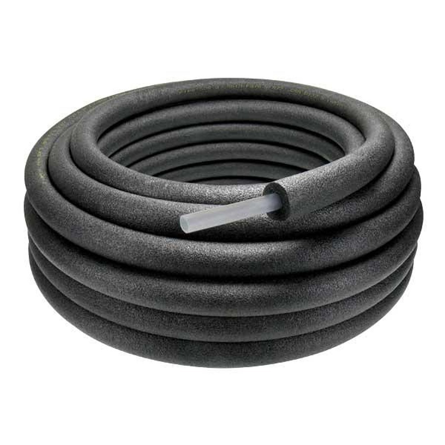 Pace Supply | AquaPEX® Pre-Insulated PEX Tube, 1 in, Black, 100 ft L