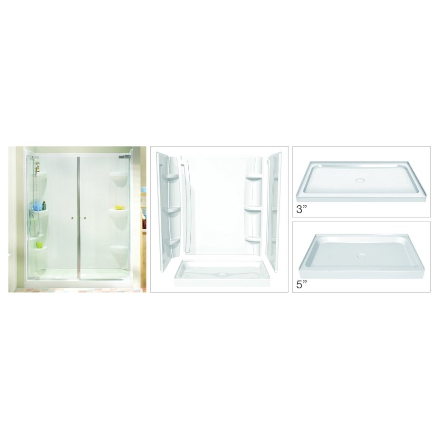 Pace Supply | 2-Piece Wall Set, 72 in H, White