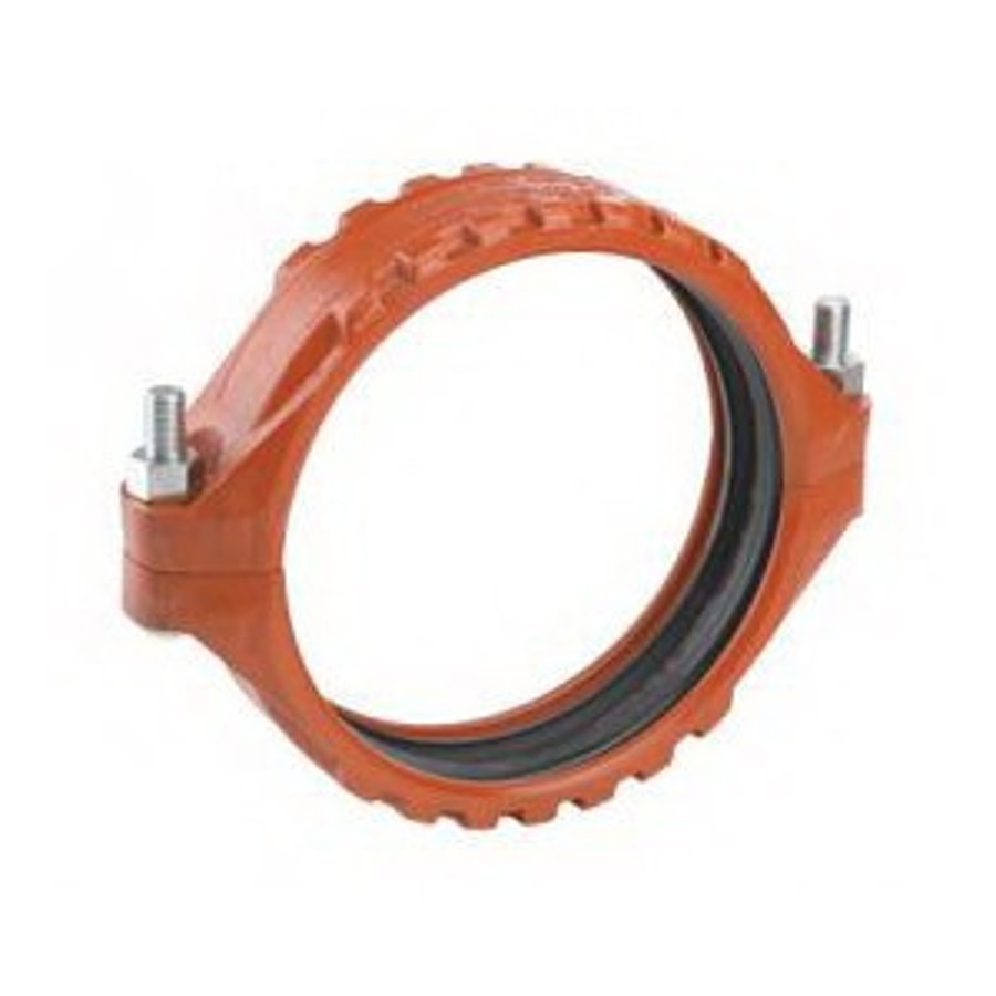 Pace Supply | AGS™ W77 Flexible Coupling, 16 in, Groove, Ductile Iron, Orange Enamel