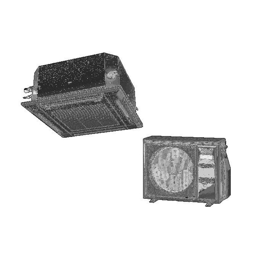 Pace Supply | Ceiling Compact Cassette, Multi Zone, 21.6 Kbtu/hr ...