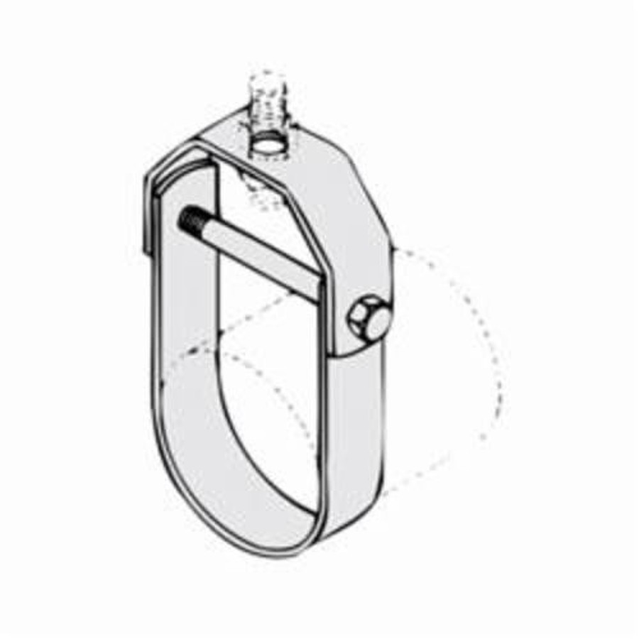 Pace Supply | Clevis Hanger, 10 in, Steel, Electrogalvanized