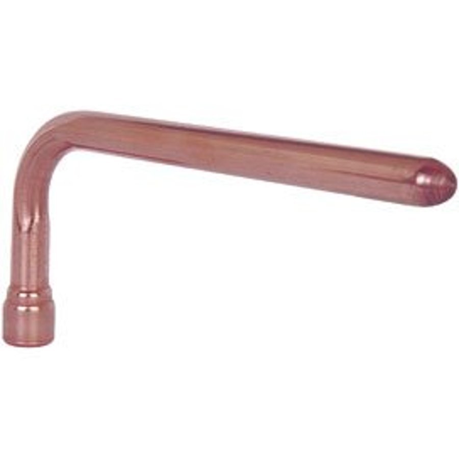 Pace Supply | 4 x 8 in L Stub Elbow, 1/2 in, CPVC Socket, Copper