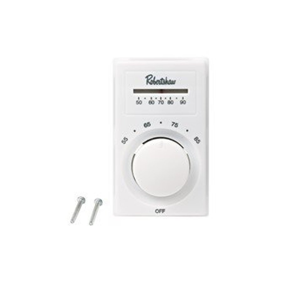 Pace Supply | 800 Series Line Thermostat, SPST Switch, 50 to 90 |deg F ...