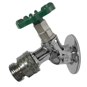 PACE Supply | Loose Key Sill Cock, 1/2 in Inlet, FNPT, Polished Chrome