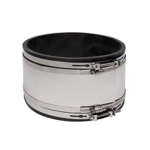 PACE Supply | 5002 Shielded Transition Coupling, 8 in, PVC/Stainless Steel