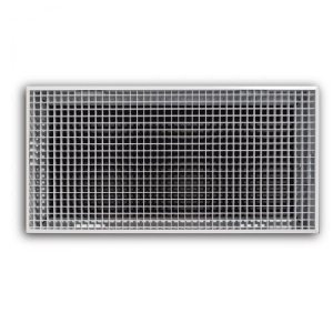 PACE Supply | Aluminum Eggcrate T-Bar Return Grille, 12 x 24 in ...