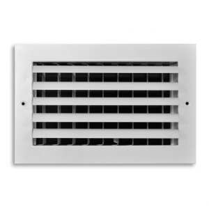 PACE Supply | 1-Way Curved Blade Supply Register, 8 x 4 in, Horizontal ...