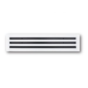 PACE Supply | Linear Slot Diffuser, 24 in, 1-Way, Steel, White