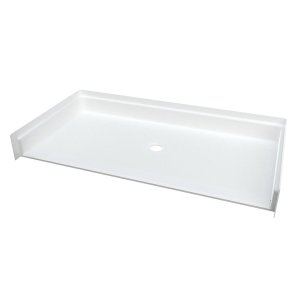 PACE Supply | Shower Tray/Base, 31 x 62 x 6 in, Center Drain, Acrylic ...