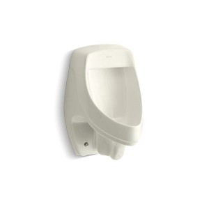 PACE Supply | Dexter™ Flat Back Urinal, ADA, Rear Spud, 0.5 gpf, Biscuit