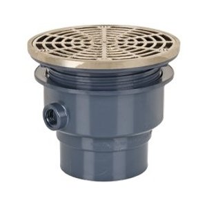 PACE Supply | 842 Trap Primer Floor Drain, 3 in Outlet, Socket, 6-1/2 ...