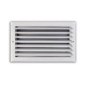 PACE Supply | 1-Way Curved Blade Supply Register, 12 x 8 in, Horizontal ...