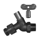 PACE Supply | Loose Key Hose Bibb, 1/2 in Inlet, MNPT, Rough Satin ...