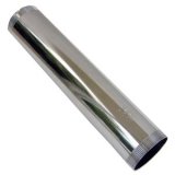 PACE Supply | Tubular Tailpiece, 1-1/4 in, Thread, 6 in L, 20 ga, Polished Chrome