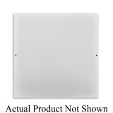 PACE Supply | Screw Mount Solid Face Access Panel, 14 x 14 in, Steel, White