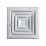 PACE Supply | Direction Diffuser, 4-Way, Aluminum, White