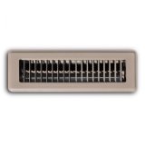PACE Supply | Fixed Bar Floor Supply Register, 12 x 2 in, Steel, Brown