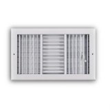 PACE Supply | 3-Way Bar Type Supply Grille, 14 x 10 in, Vertical Blades ...
