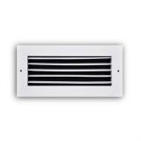 PACE Supply | Fixed Bar Type Return Grille, 10 x 4 in, No Damper, Steel ...