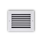 PACE Supply | Fixed Bar Type Return Grille, 8 x 6 in, 30 deg Pitch, No ...