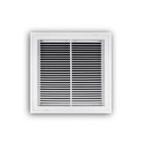 PACE Supply | Fixed Bar Type Return Filter Grille, 24 x 24 in, 1 or 2 ...