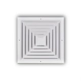 PACE Supply | Direction Diffuser, 12 in, 4-Way, Opposed Blade Damper ...