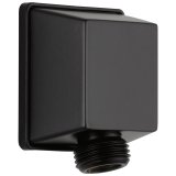 PACE Supply | Square Wall Elbow, 1/2 in, FNPT, Brass, Matte Black