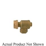 PACE Supply | Angle Meter Valve, 1 in, Meter Swivel Nut x FNPT, Brass