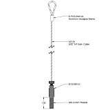 PACE Supply | HVAC Kit, 3/32 in Cable, Swaged Loop End Fitting, ST2 ...