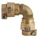PACE Supply | 90 deg Elbow, 1 in, CTS Pack Joint, Lead Free Brass