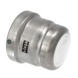 PACE Supply | Cap, 4 in, Press, 316/316L Stainless Steel