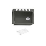 PACE Supply | Riverby® Single Bowl Kitchen Sink, Under Mount, 27 x 22 ...