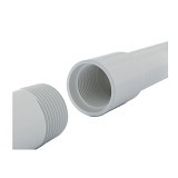 PACE Supply | Drop Pipe, 1-1/4 in, MNPT x FNPT, 20 ft L, SCH 120, Kwikset