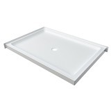 PACE Supply | Shower Tray/Base, 42 x 60 x 3 in, Center Drain, Acrylic ...