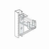 PACE Supply | Single Channel Bracket Support, 5-7/8 in L, Carbon Steel