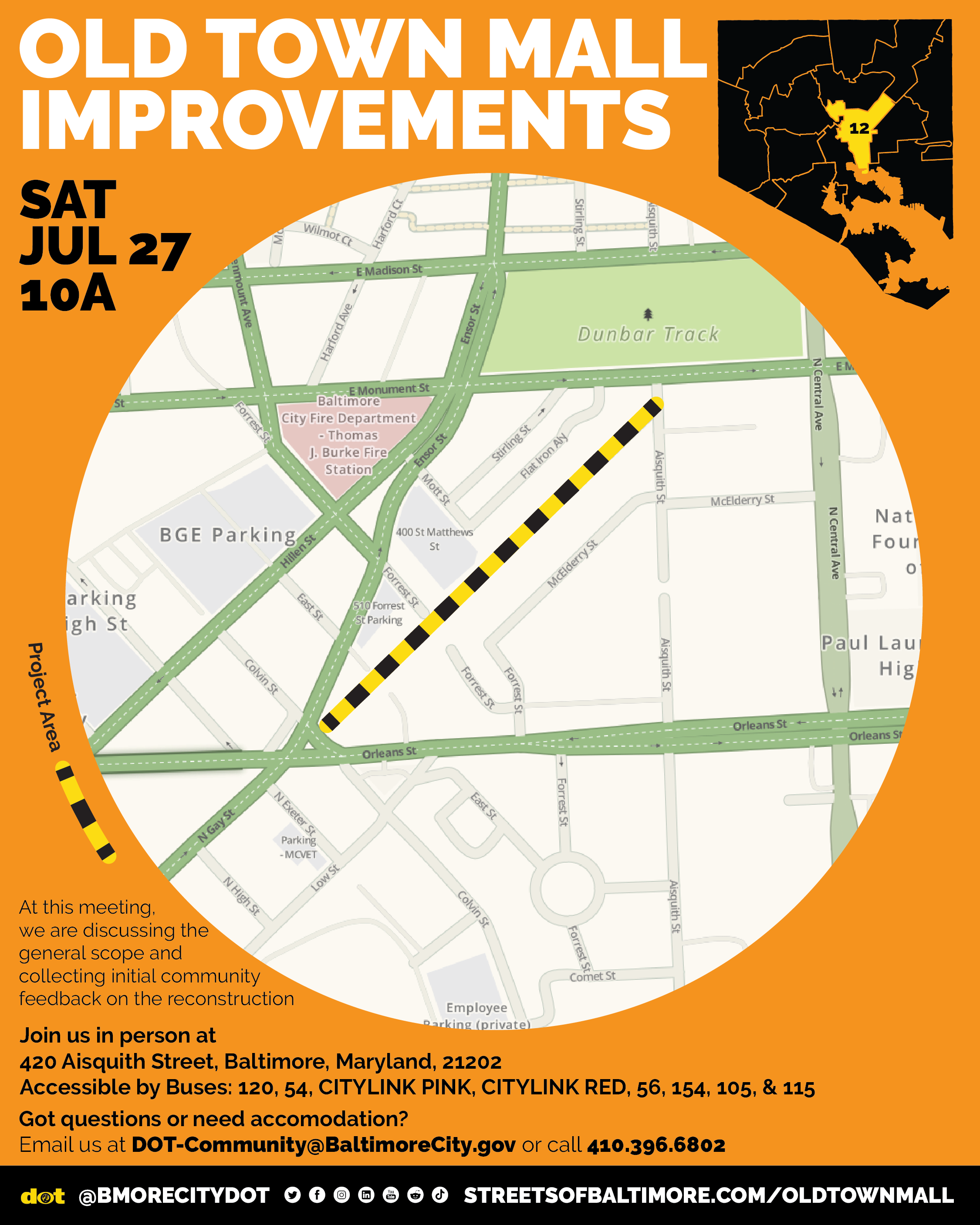 Old Town Mall Improvements | Streets of Baltimore