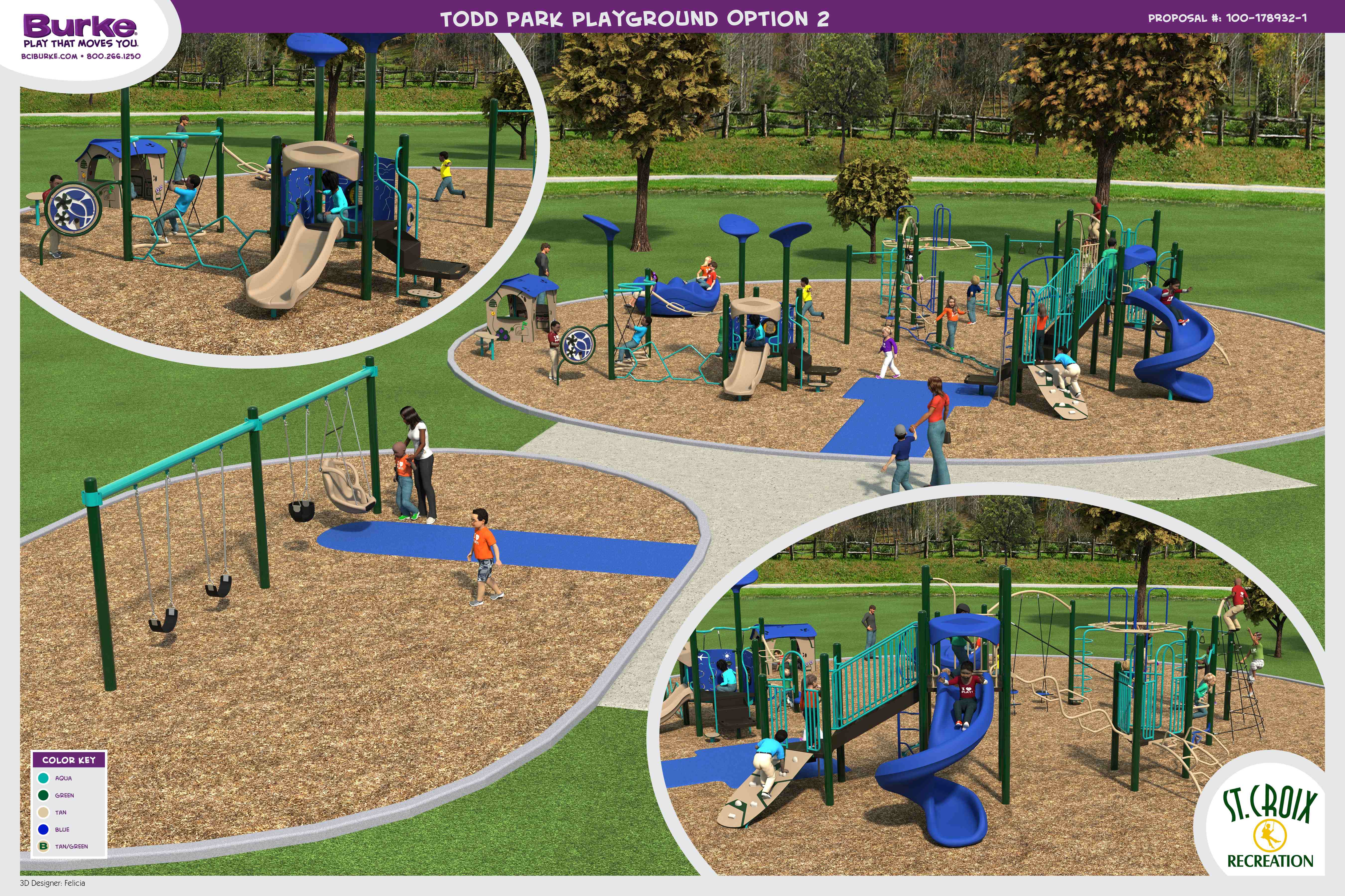 Colors and Playground Layout Selected | Todd Park Playground ...
