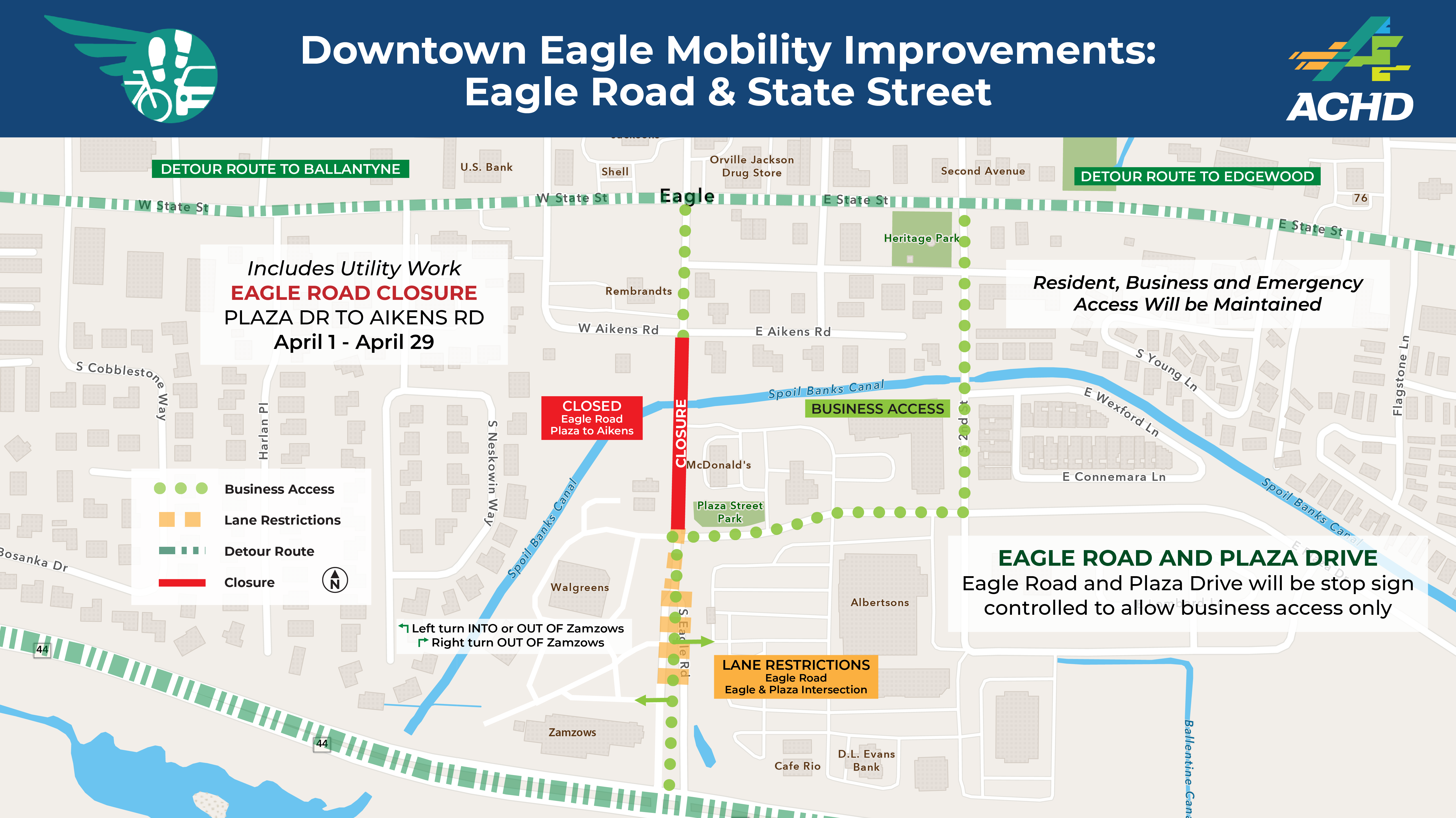Downtown Eagle Mobility Improvements: Eagle Road and State Street ...