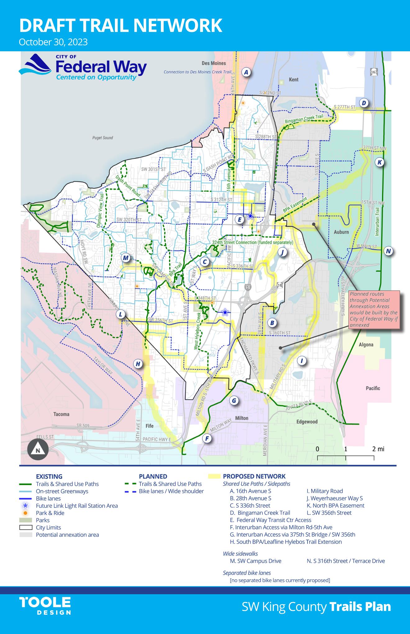 Southwest King County Regional Trail Plan | Engage Federal Way