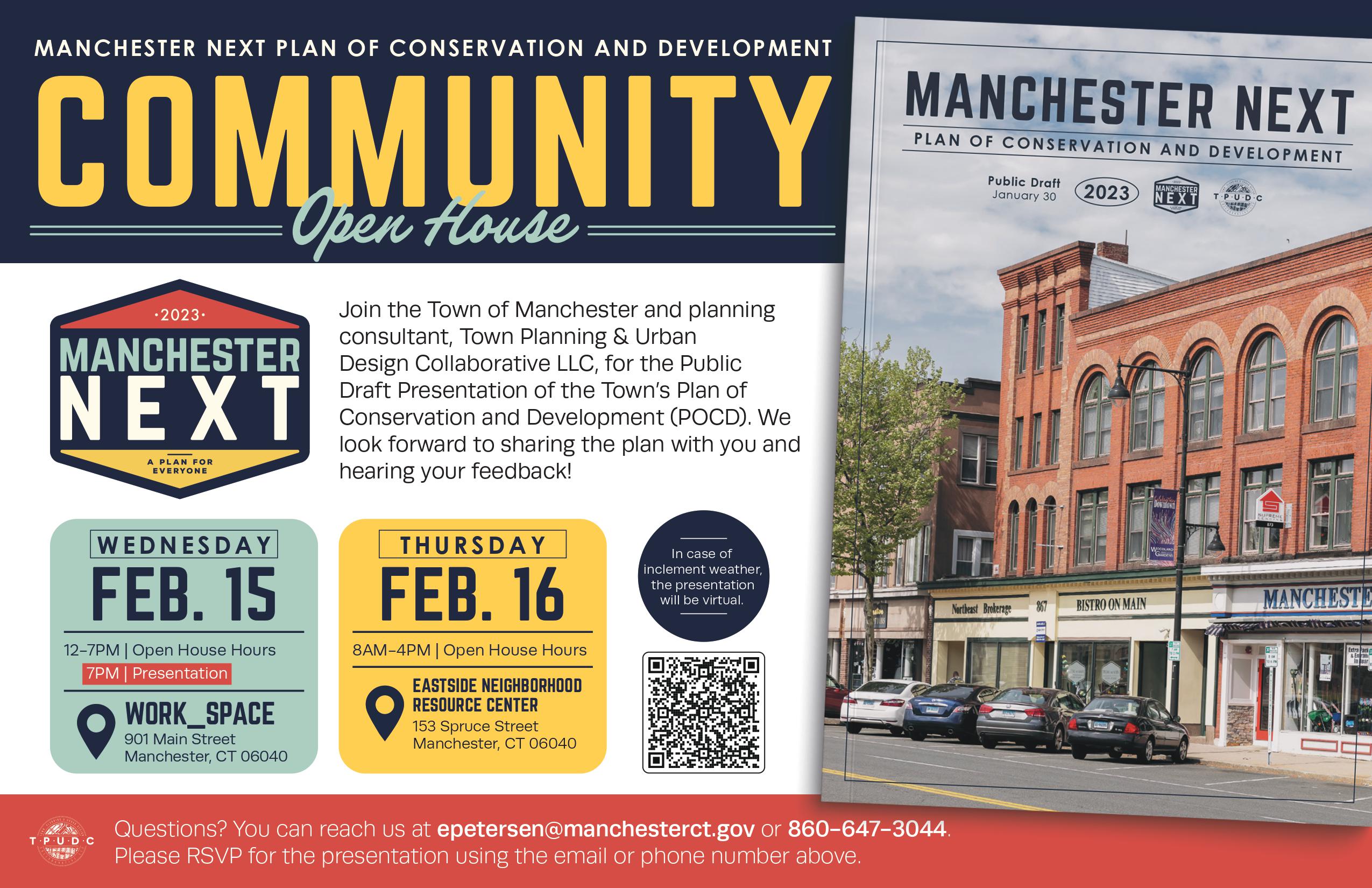 Open House & Presentation on Draft Plan | ManchesterNext | Your Voice ...