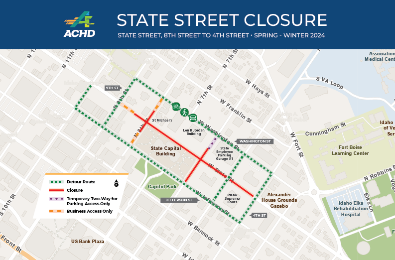 State Street, 8th Street to 4th Street | ACHD Engage